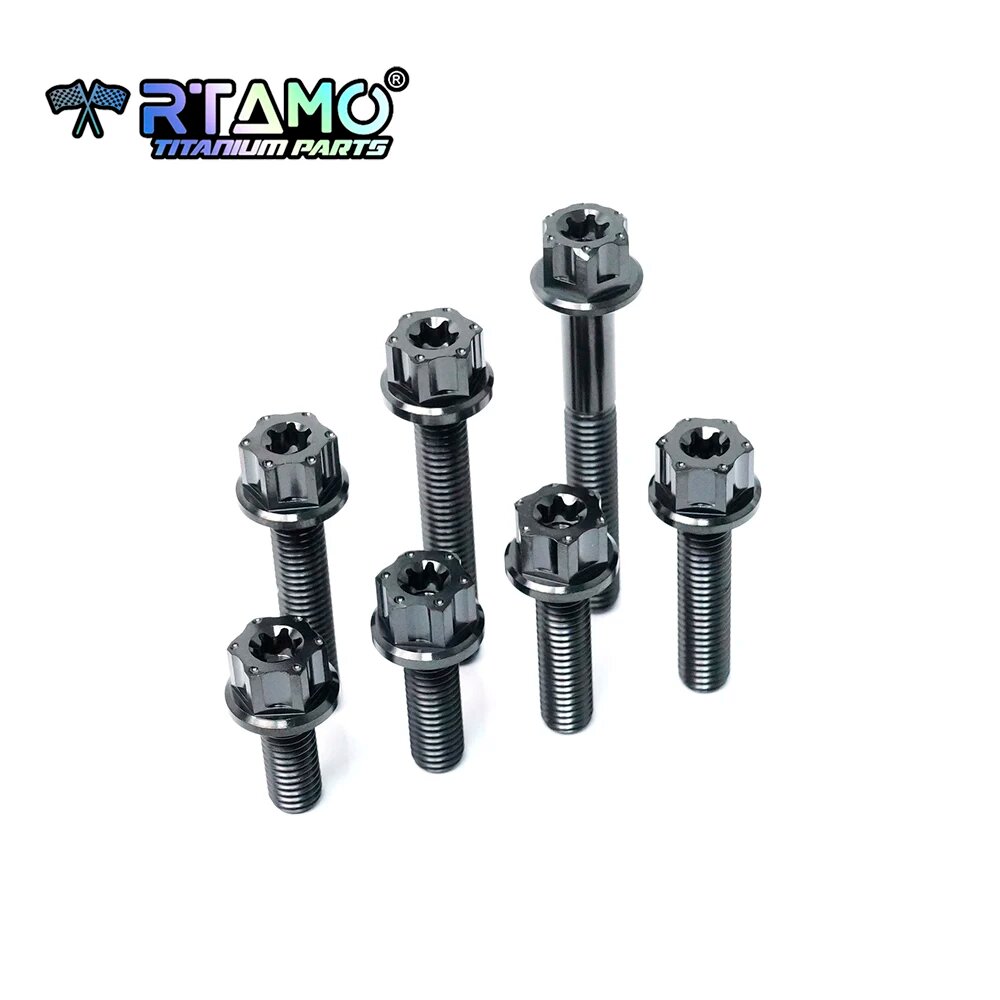 RTAMO Титановый болт M8x50 Black (1pc)
