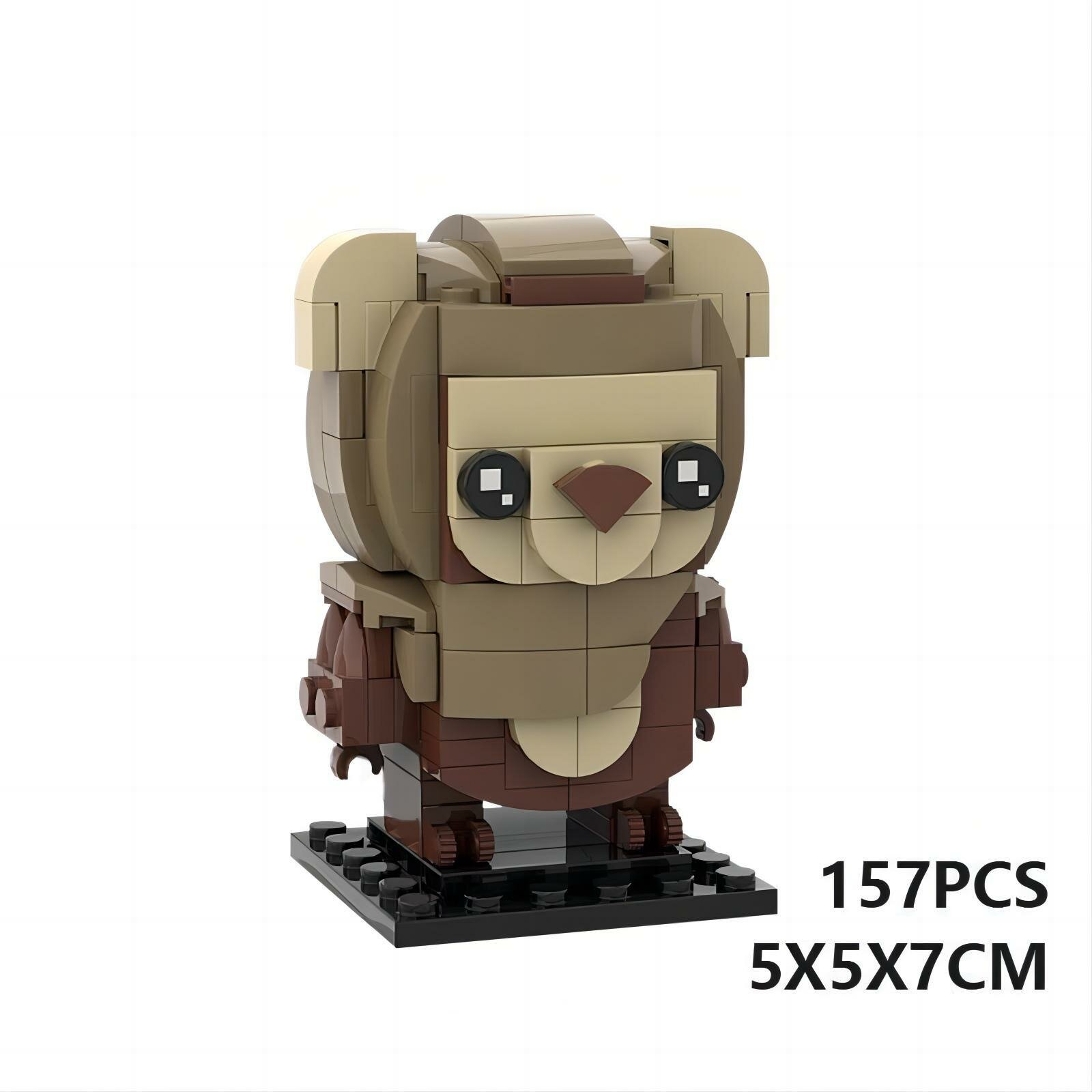 MOC Planet Series персонаж эвок Brickhead DIY сборка строительных блоков детские игрушки