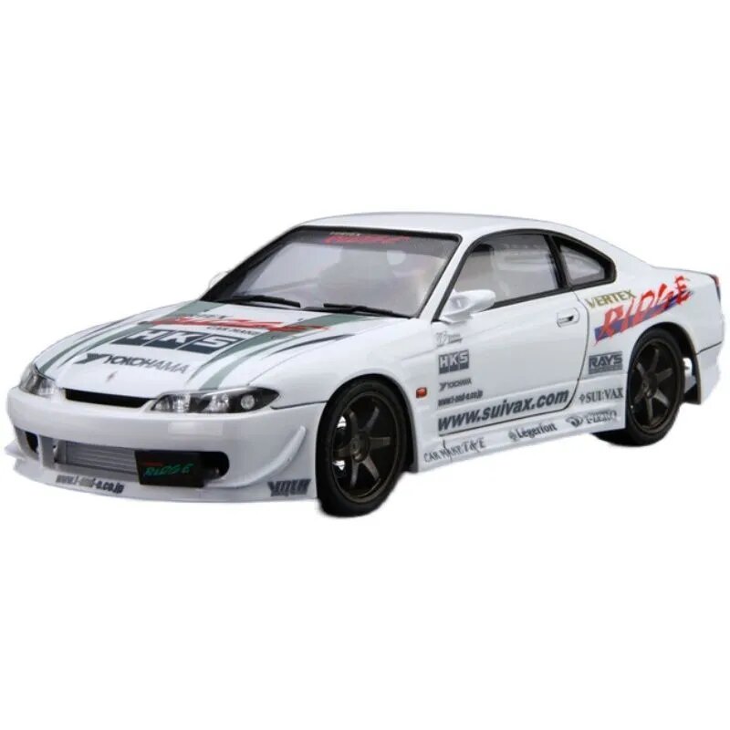 Сборная модель автомобиля Tamiya 1/24 Nissan Silvia S15 белый, масштаб 1:24