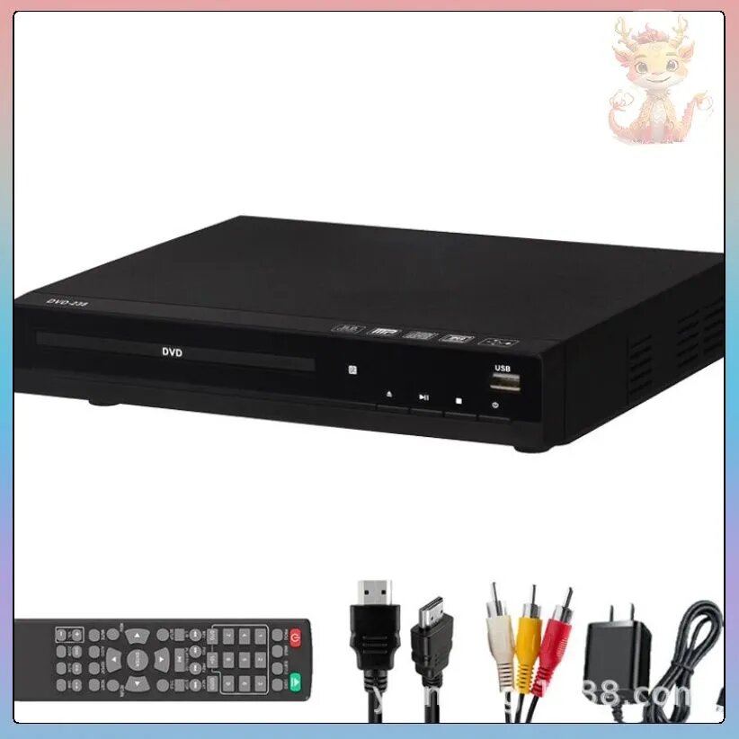 DVD-плеер Multi-Region 1080p с пультом ДУ и HDMI выходом — фото 1