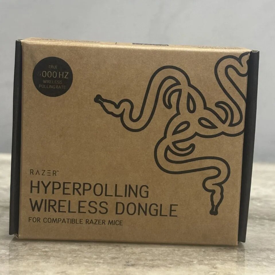 Razer HyperPolling Wireless черный Мышь USB Оптический лазерный датчик — фото 1