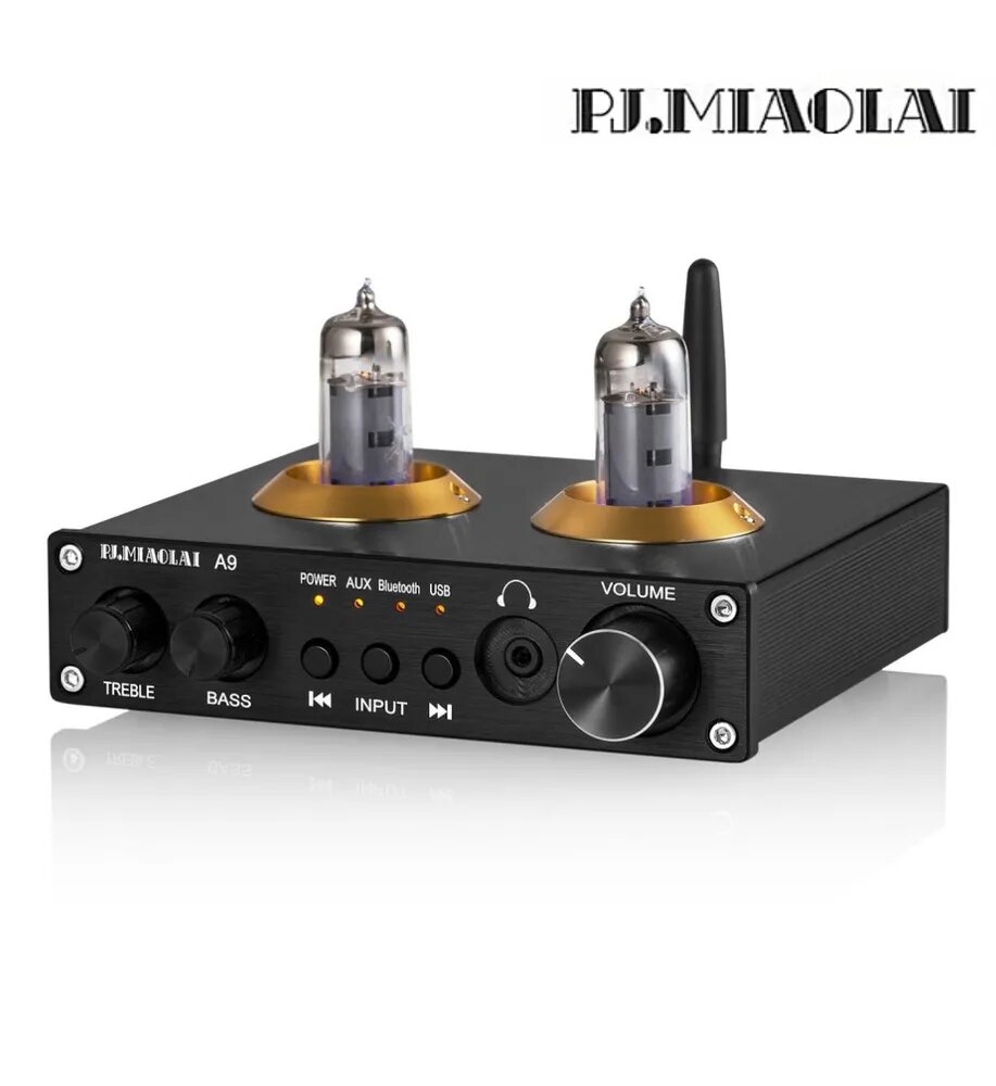 PJ.MIAOLAI A9 Hi-Fi ламповый предусилитель с Bluetooth для аудиосистемы