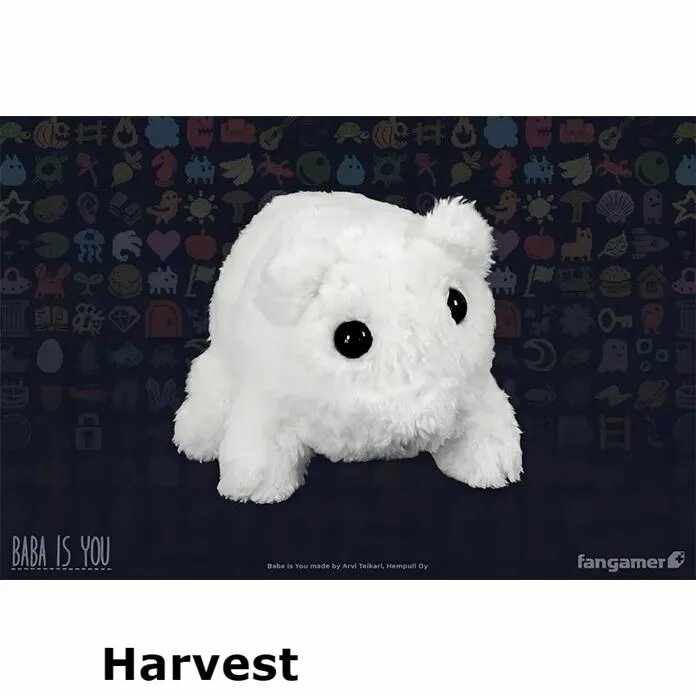 Fangamer Мягкая игрушка, BABA IS YOU, белый,17, BABA IS YOU, Fangamer