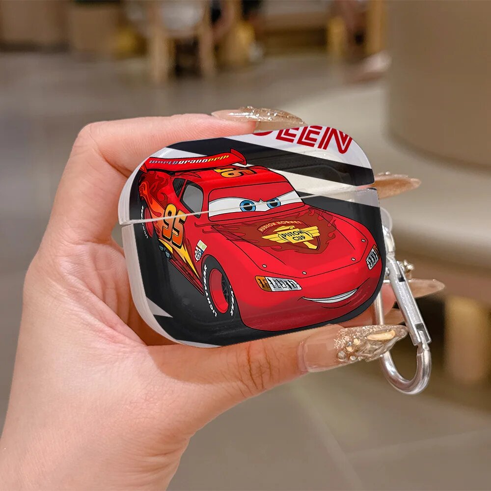 Чехол для Airpods Cars McQueen, прозрачный, JTTM-342EJ2503x6