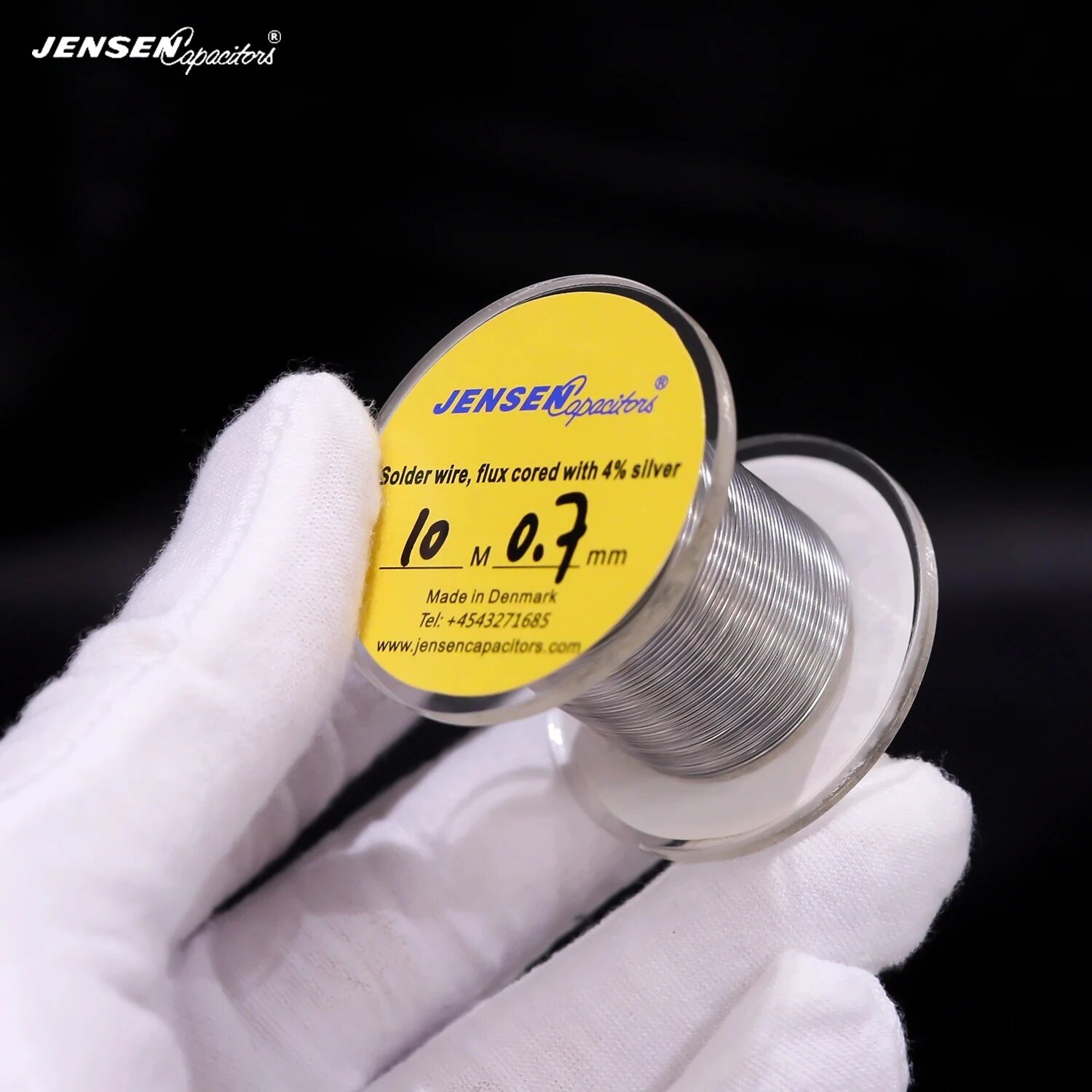 Jensen Припой серебряный 4%, 1.0mm, 5 метров