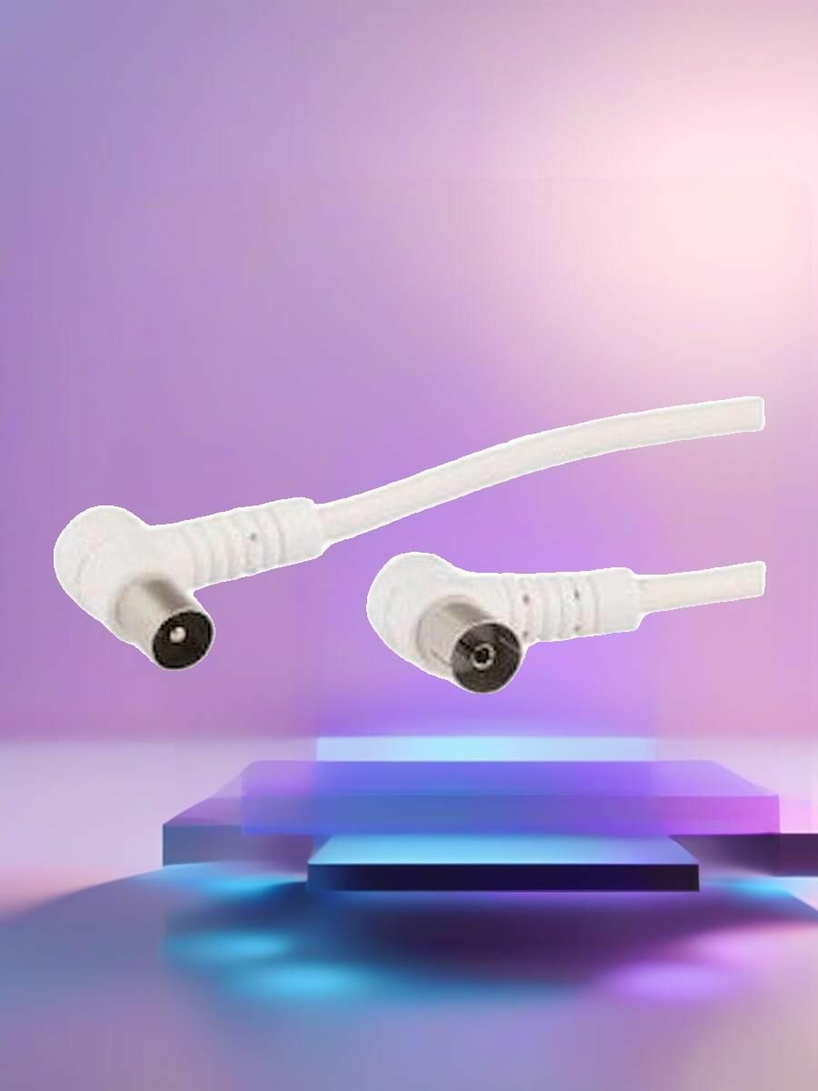 Удлинитель антенный 1,5м штекер-гнездо угловой