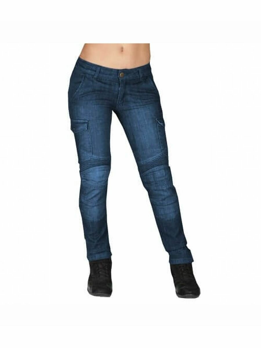 Moteq Женские мотоджинсы Nargiz Women XXL синие (14)