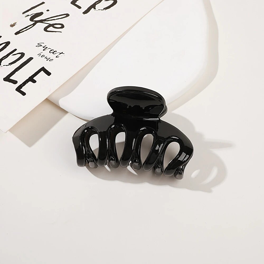 Заколка для волос в форме тыквы, матовая заколка для волос среднего размера, темпераментная заколка для волос на затылке, заколка в виде акулы, аксессуары для волос для женщин