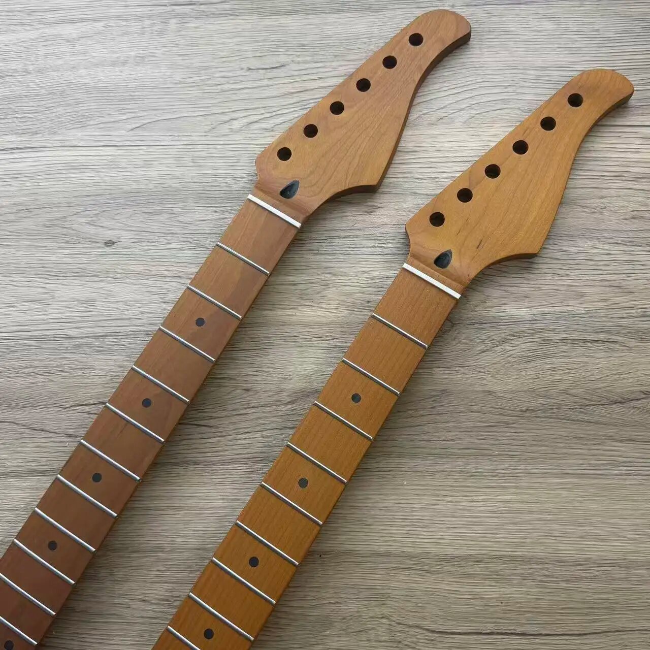 Гриф для гитары ST, гриф для гитары из обжаренного клёна, гриф для гитары с 22 ладами, гриф для гитары с кленовым накладкой, сменный гриф для электрогитары