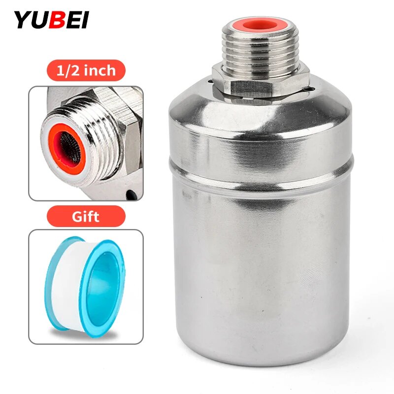 Шаровой кран из нержавеющей стали 304 1/2 3/4 1 дюйм 1/2", Side Water Inlet