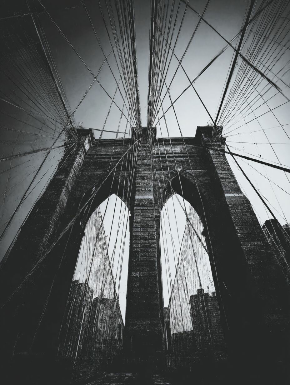 Черно-белый постер 60х90 см - ЧБ 1