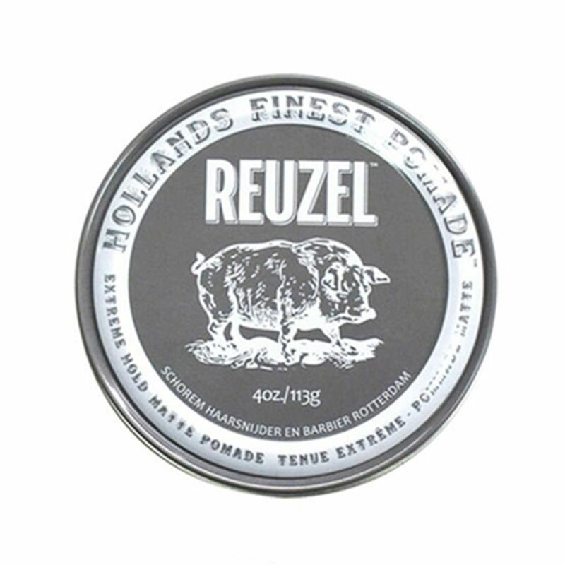 Воск для волос Reuzel Pomade Strong Hold Vintage Oil для мужчин, укладка на водной основе для прически с зачесанными назад волосами.