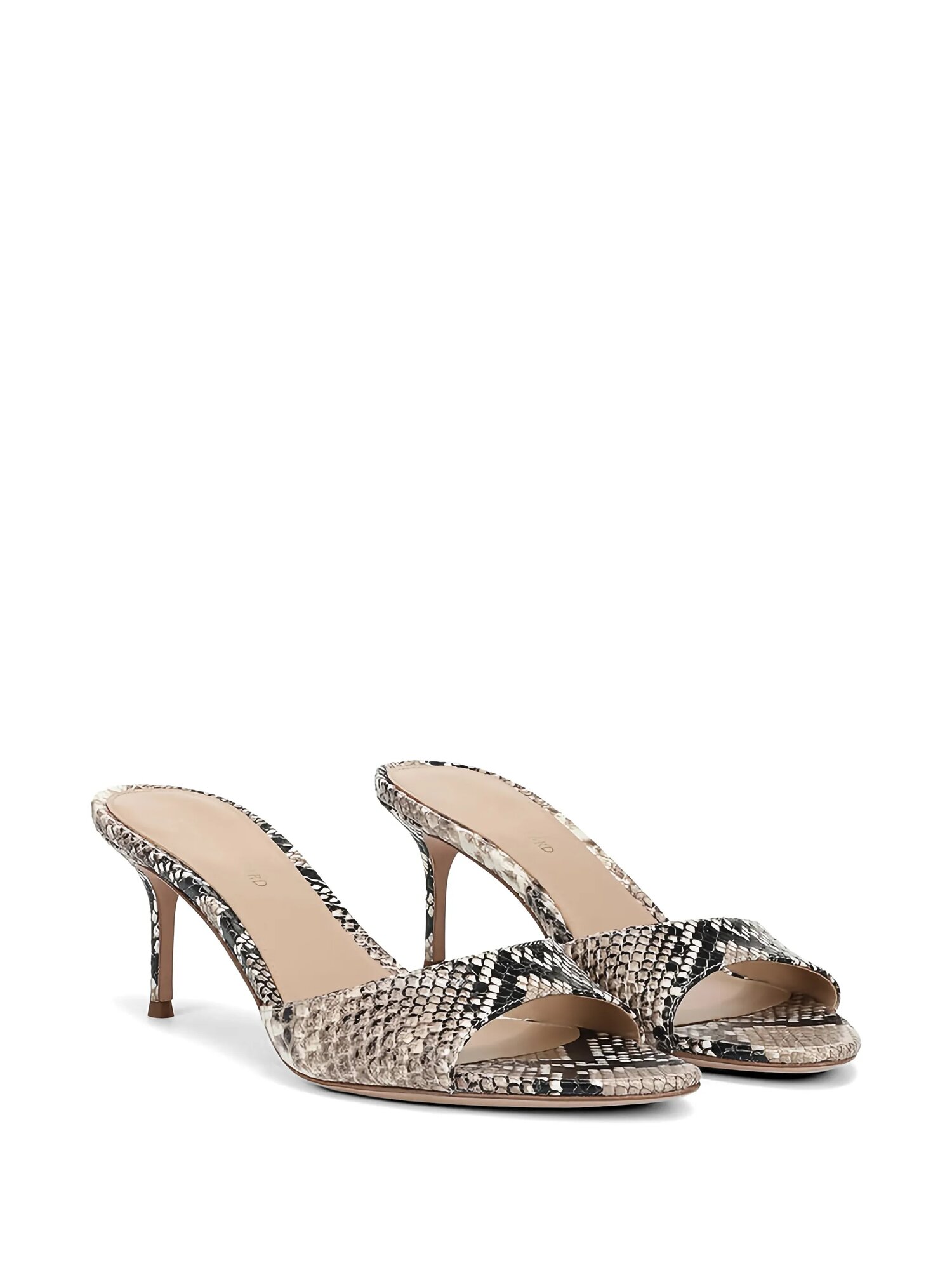Босоножки Veronica Beard Snake print sandals, размер 7, разноцветный — фото 1