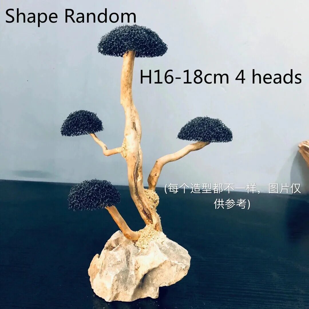 Аквариумный декор корень дерева H16-18cm 4 heads
