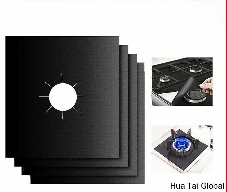 Защитная термостойкая накладка для плиты 0,3 мм 27 27 см, 4 шт.