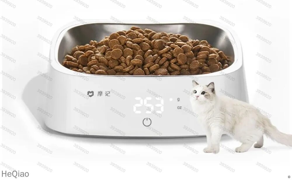 Миска с весами Petkit fresh для кошек и собак из антибактериального экопластика, 450 мл