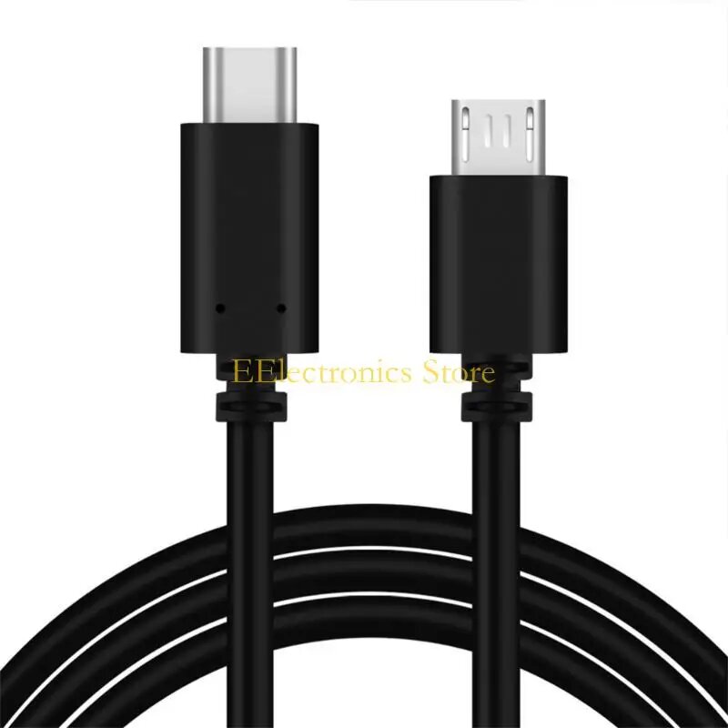Кабель Type-C - Micro USB, черный, 50 см