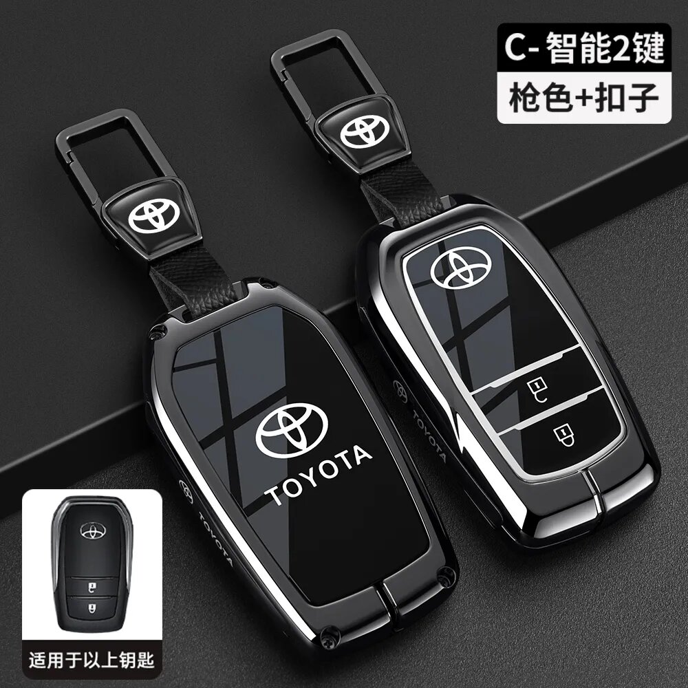 Чехол брелка автосигнализации, 1 шт, для Toyota Corolla, Camry, RAV4, Highlander, Prado