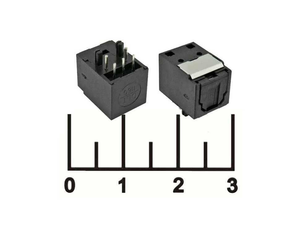 Разъем оптический Toslink гнездо на плату GQ-01 (Transmitter)