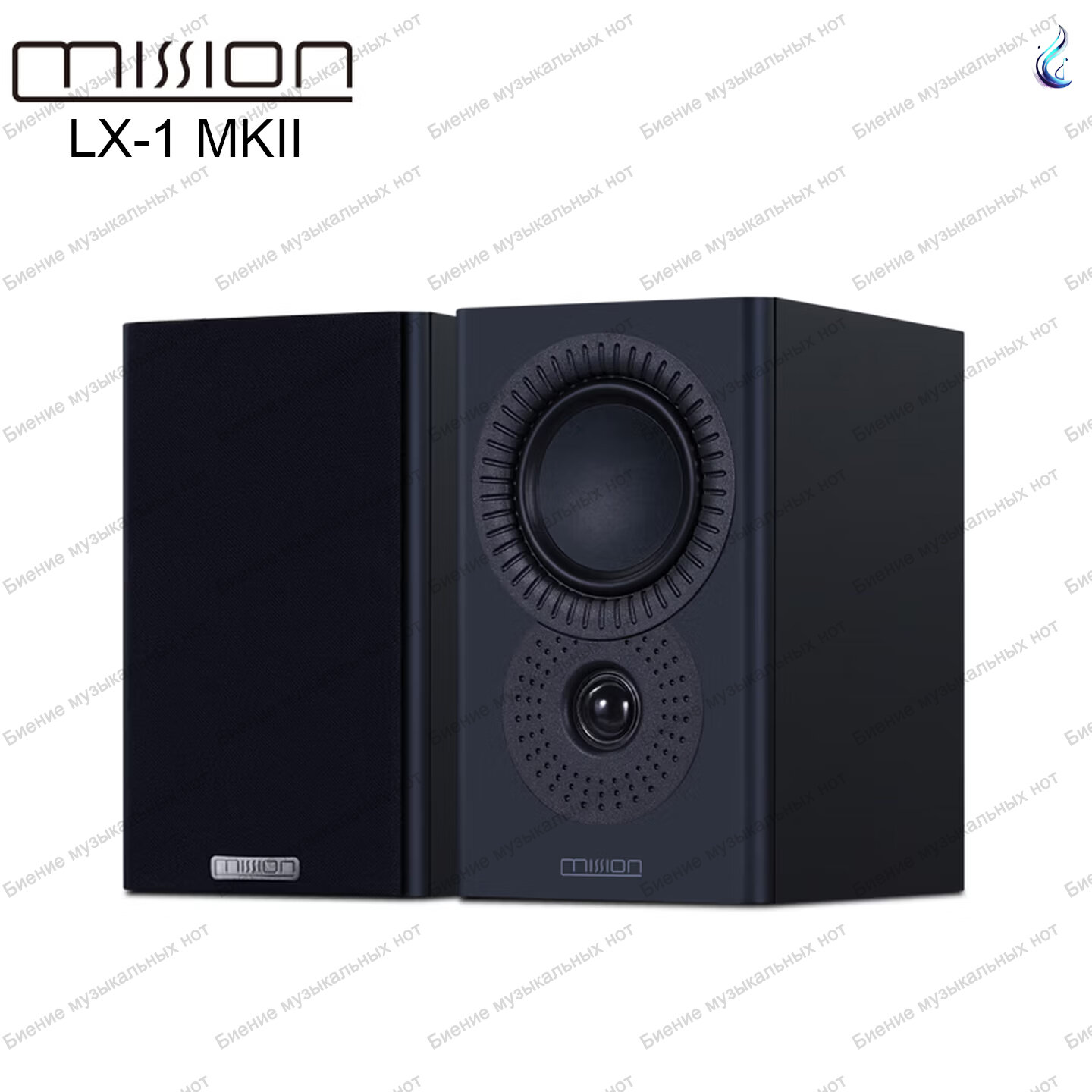 Mission LX-1 MKII Black Пассивный динамик 2.0 Домашний кинотеатр