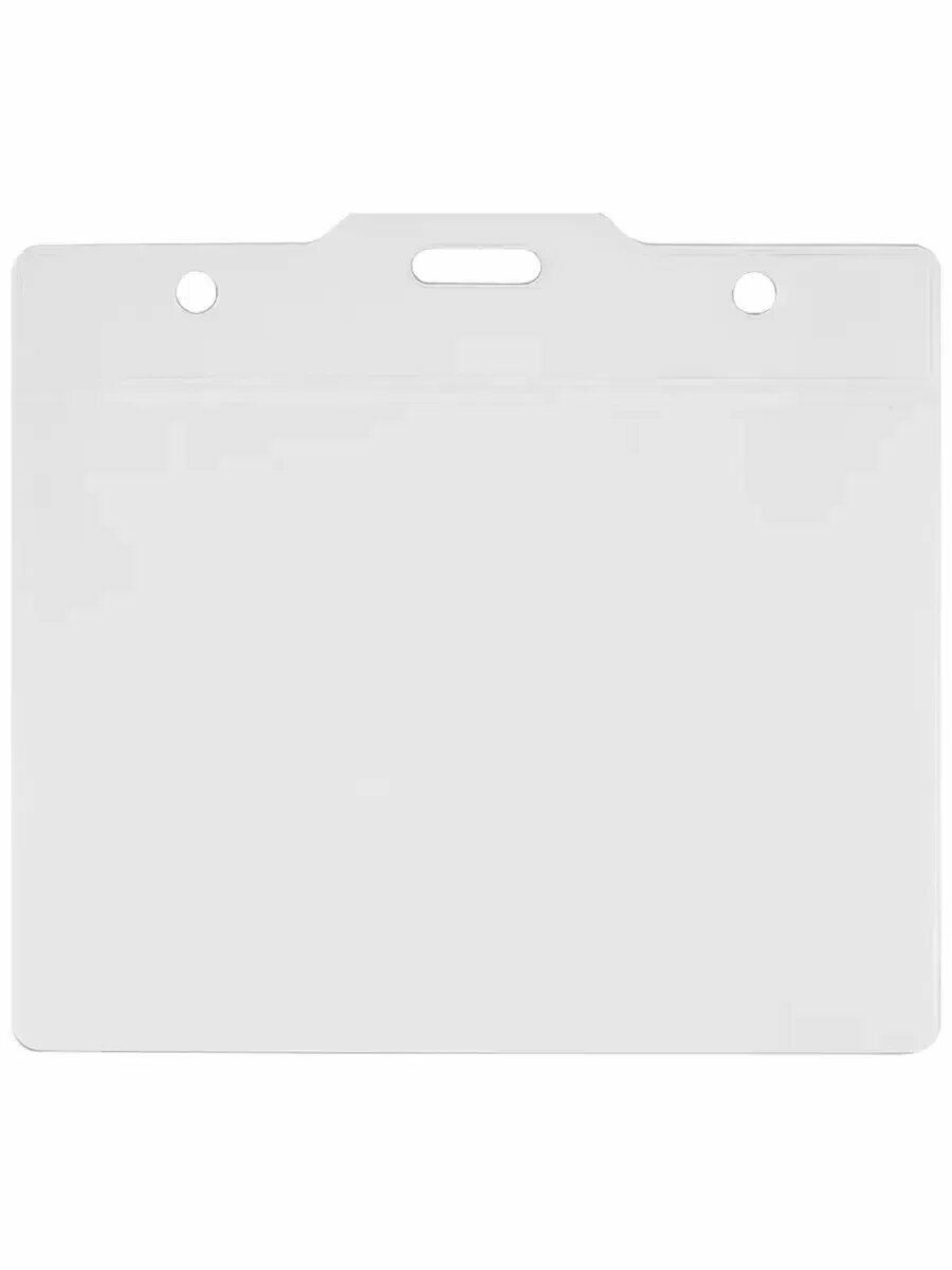 Бейдж для пропуска горизонтальный без держателя, 10 шт.