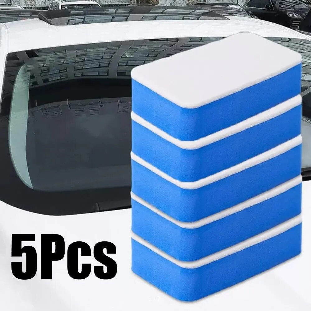 Губка для очистки масляной пленки на стекле автомобиля, войлочная щетка для полировки лобового стекла автомобиля