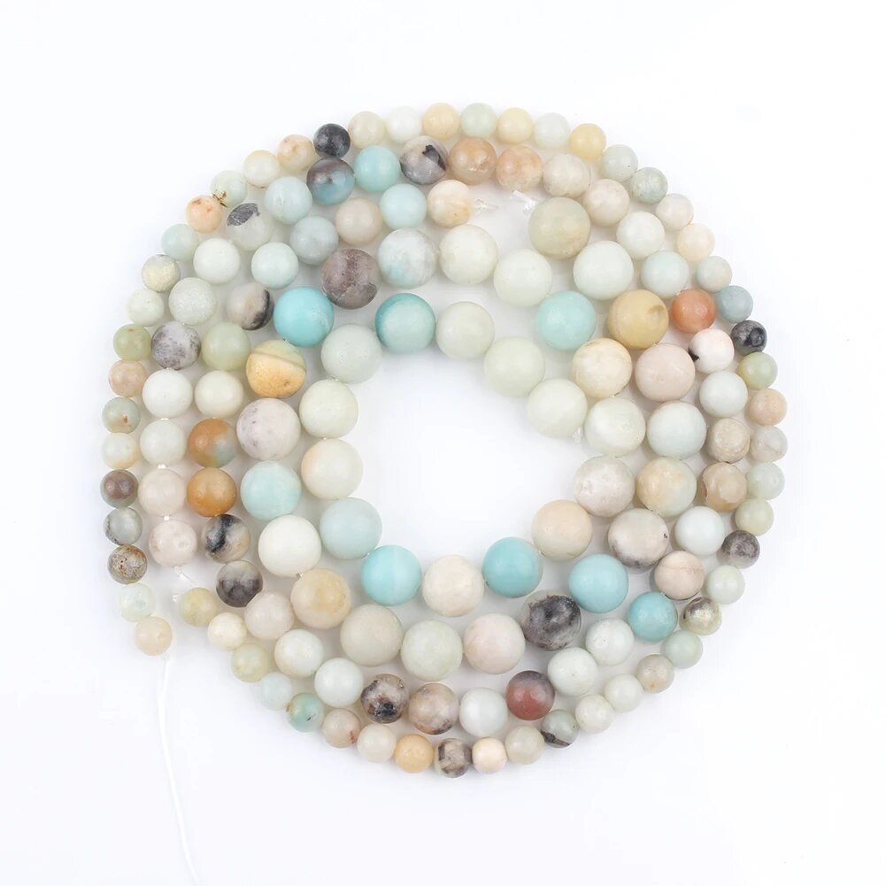 Синие бусины из камня сапфир цвета нефрита Xilitata 6/8/10 мм 8mm (approx 46pcs), Colored amazonite
