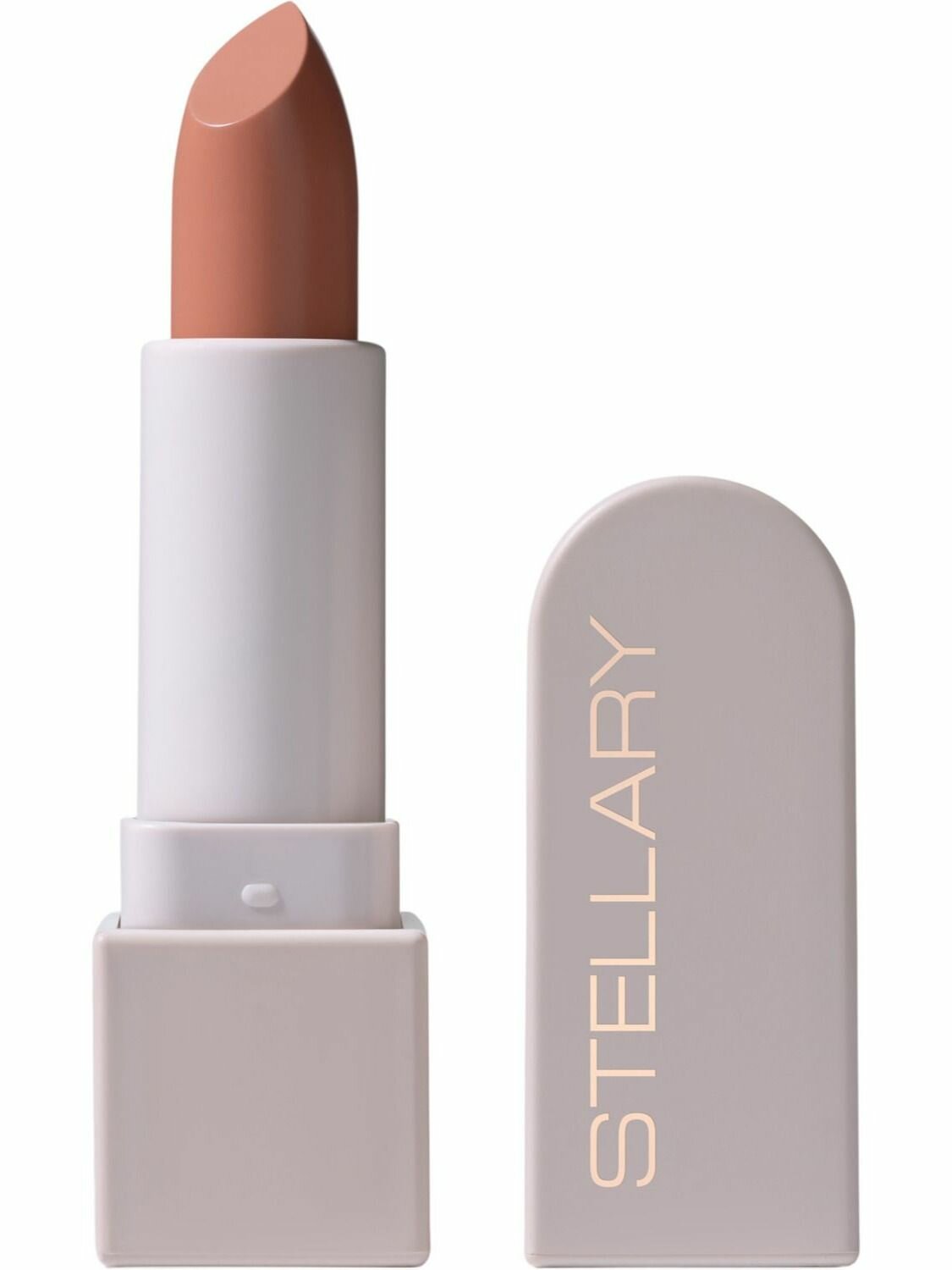 Stellary Стойкая помада для губ 12 Кремово-бежевый Long lasting lipstick RICH NUDE матовая увлажняющая
