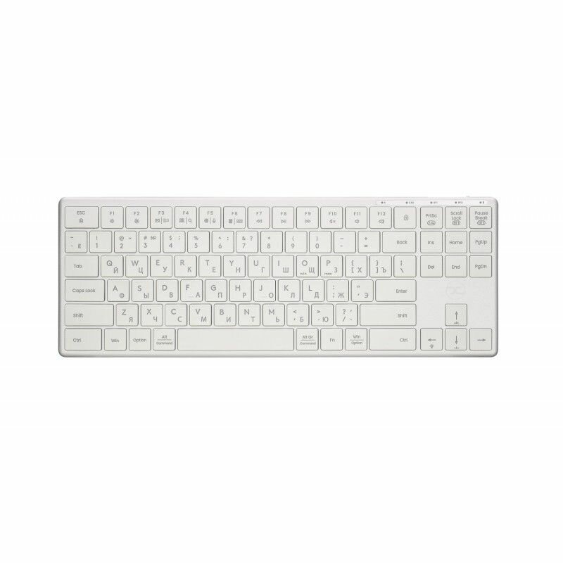 Клавиатура xGhost Blade TKL White Silver