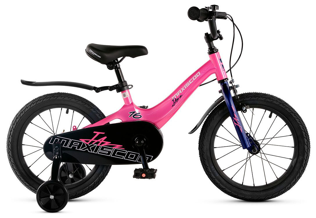 Детский велосипед Maxiscoo Jazz Standart Plus 16' (2025) 16 Светло-розовый (100-120 см)