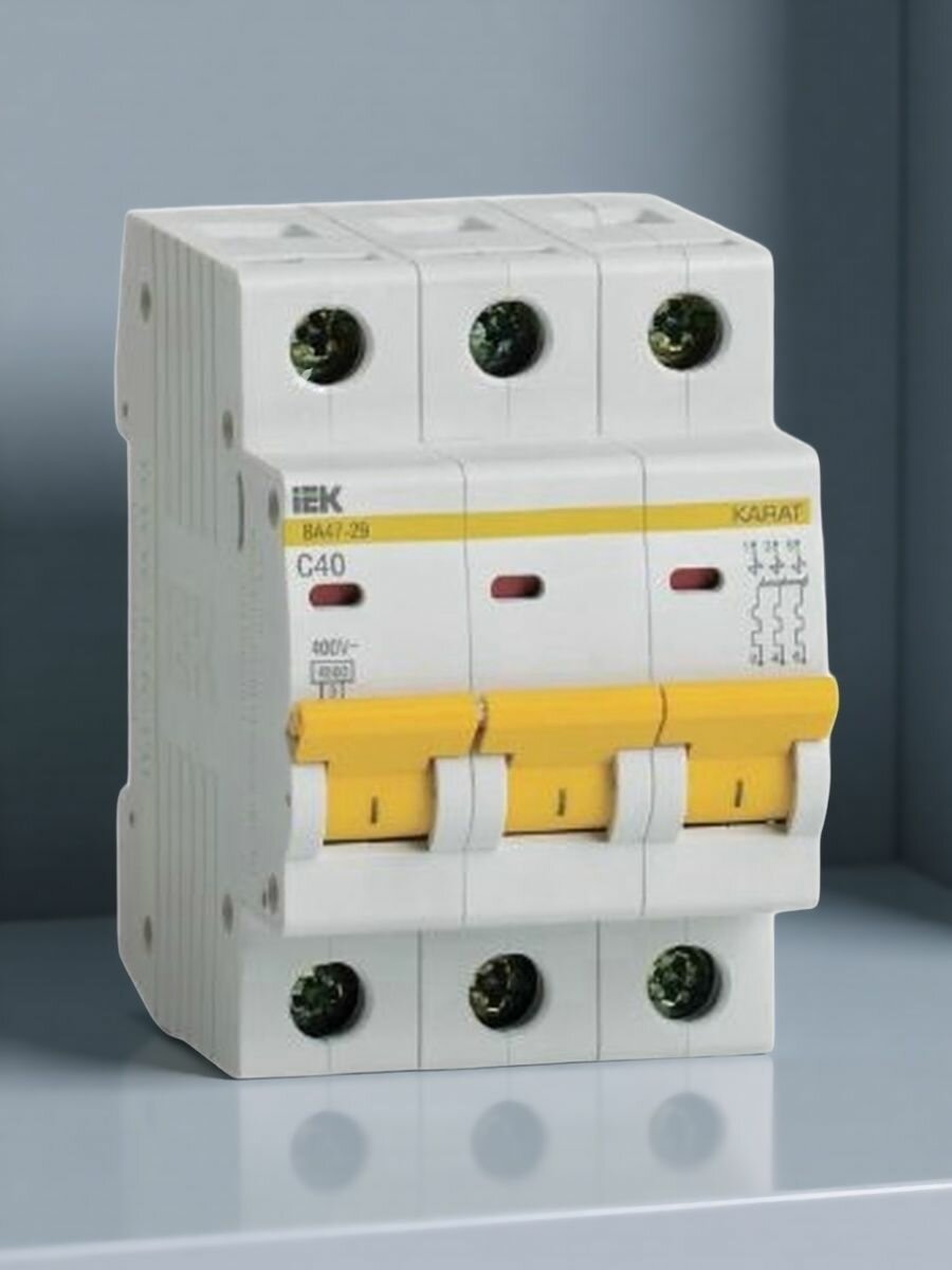 Автоматический выключатель ВА47-29 3п 40 С 4.5кА