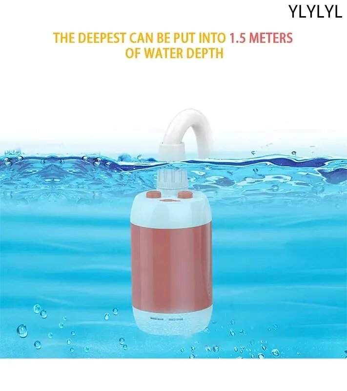 Лейка для душа портативный электрический насос для улицы, кемпинга, путешествий, автомобиля, пешего туризма, мойка для домашних животных