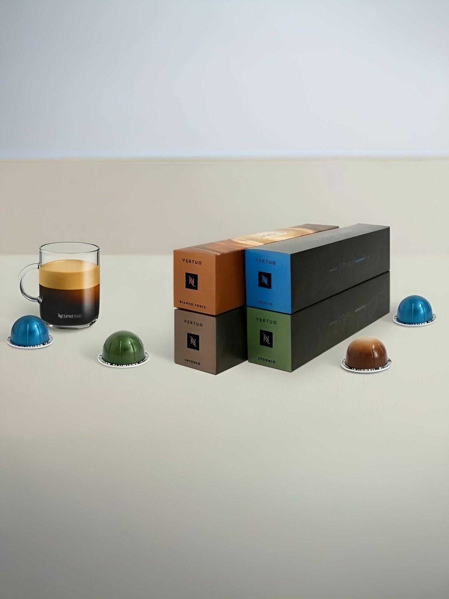 Набор капсул Nespresso Vertuo "Mix", 230ml, арабика/робуста, 40шт