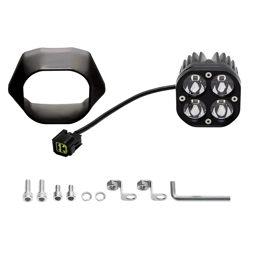 Фара LED 4x для мотоцикла Sur-Ron Ultra Bee, черная