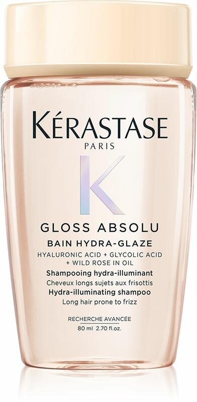 Kerastase Шампунь для густых, вьющихся волос Gloss Absolu Bain Hydra-Glaze - 80 мл