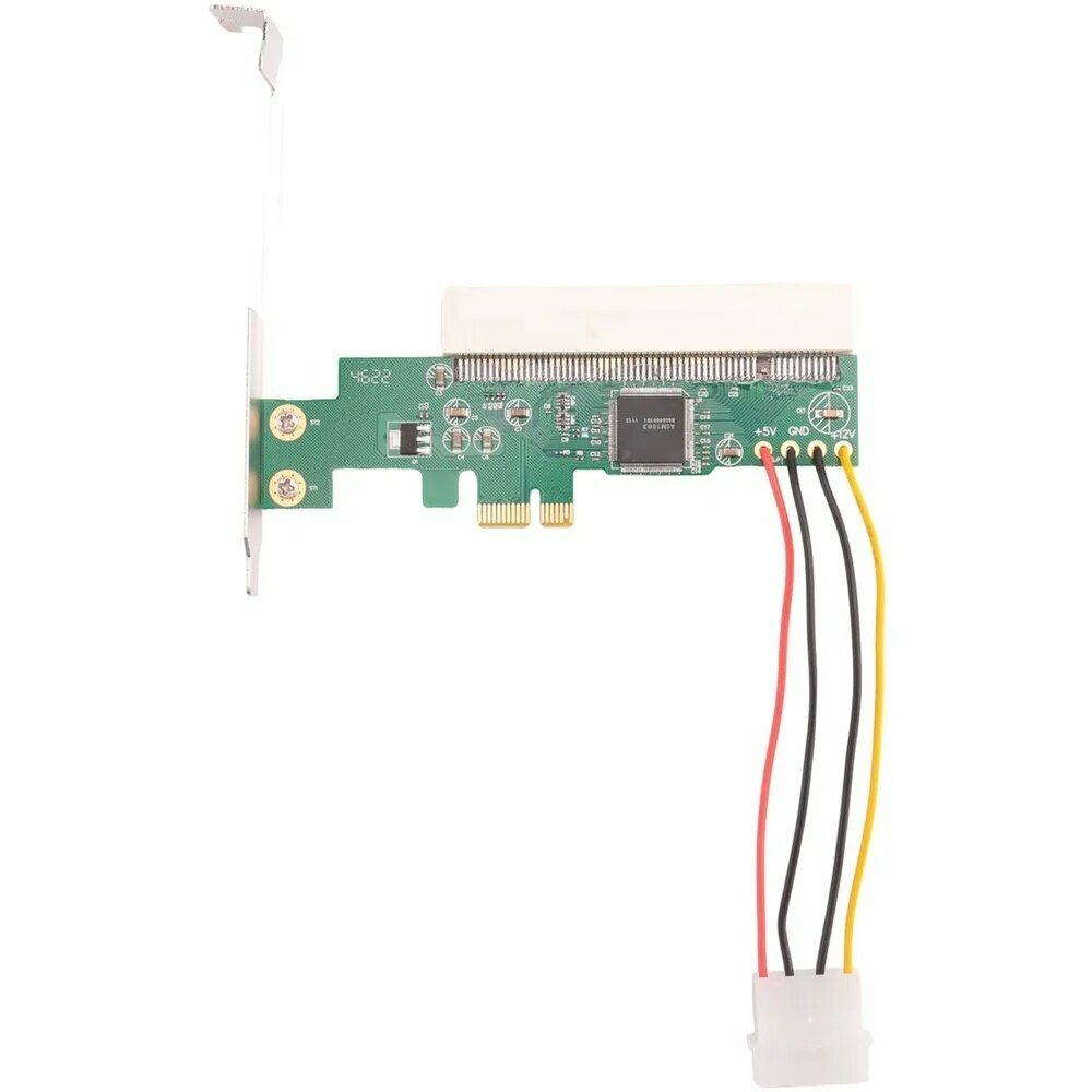 Адаптер PCIE-PCI PCI Express X1-PCI, переходная плата для плат расширения ASM1083, набор микросхем с 4-контактным разъемом питания