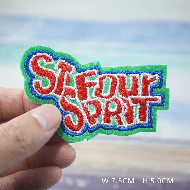 Нашивка вышитая "St Four Spirit", цвет 10