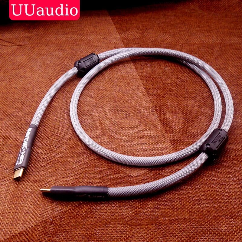 Аудиокабель USB C-C InnTAHIFI UU2002, 0.5м, белый