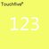 Маркер TOUCHFIVE Светло-желтый, Color: 123