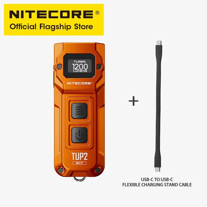 NITECORE TUP2 EDC Фонарик 1200 люмен with c to c bable