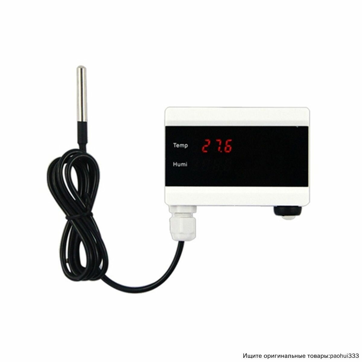 Датчик температуры Wi-Fi Tuya Термометр Детектор с вилкой ЕС