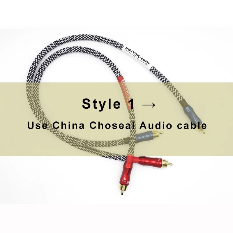 Аудиокабель RCA Choseal Style 1, 0.5m
