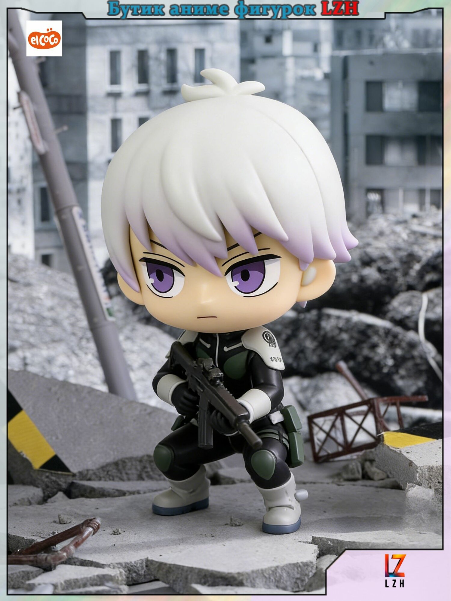 Аниме фигурка elcoco Ичикава Рено(Ichikawa Reno) из "Кайдзю номер восемь"(Kaiju No.8) 16.5cm(LZH)