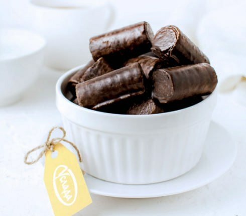 Вафельные рулетики Амурчики глазированный, 3,5кг "Сладкий Шан-таж"