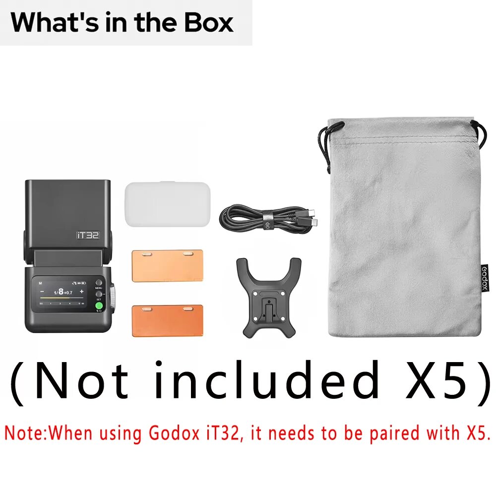 Godox iT32 iFlash TTL вспышка для Nikon For Canon, iT32