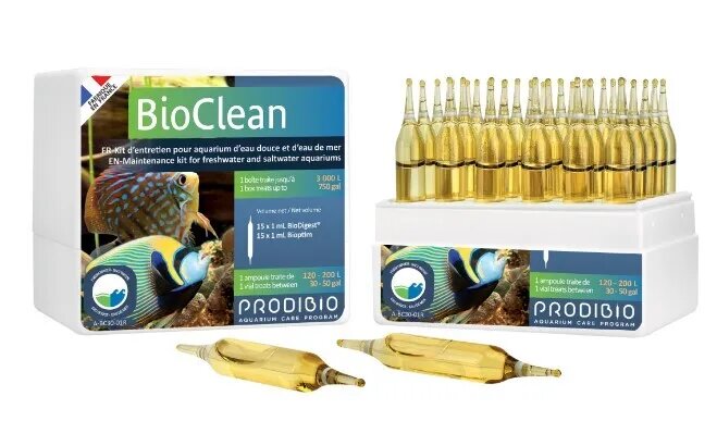 Средство для воды в аквариуме Prodibio BioClean Fresh&Salt для пресной и морской воды