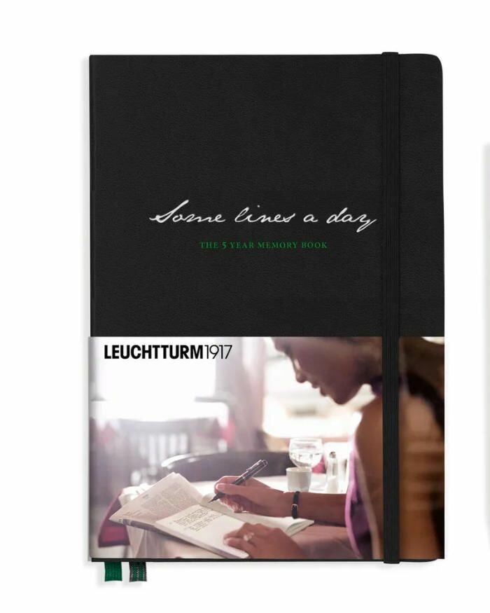 Блокнот воспоминаний Leuchtturm1917 "Несколько строк в день", A5 (14.5x21см.), на 5 лет, 365 стр. (182 л.), твердая обложка