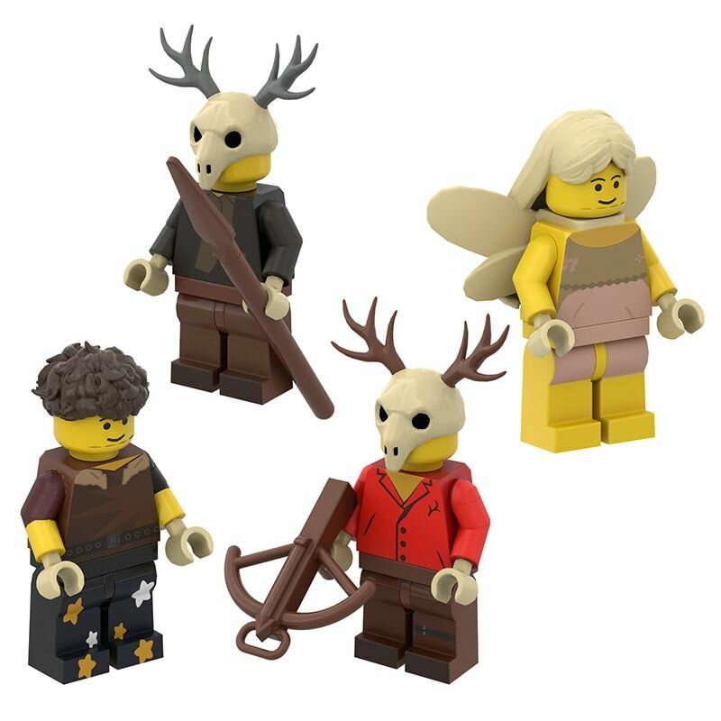 Kонструктор роблокс roblox 99 ночей в лесу 4шт