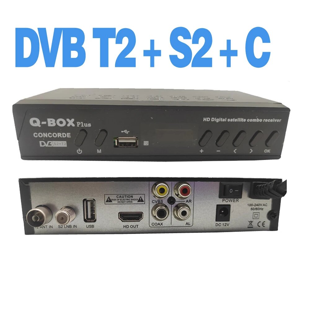 GESUNWE V9 DVB T2 S2 Спутниковый ТВ-приемник Combo 01