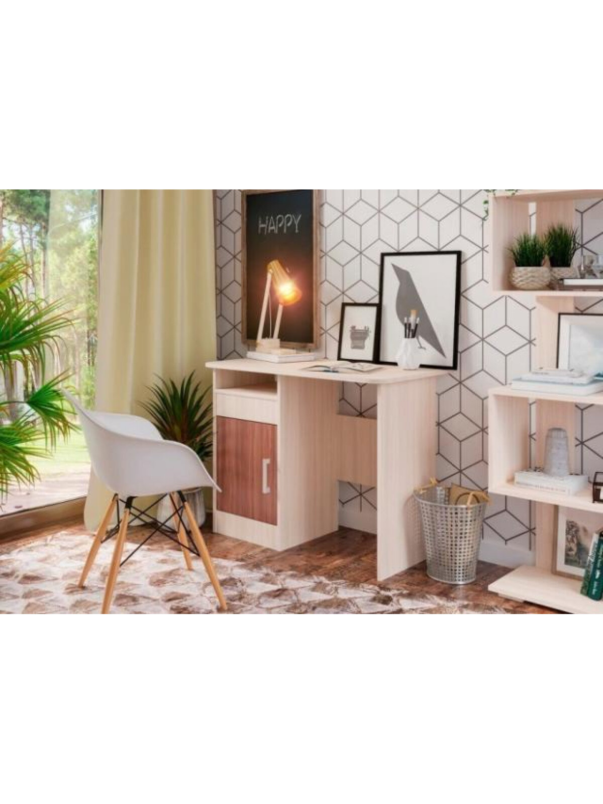 Стол компьютерный №4 Шимо Huge Mebel. Ширина 970 Высота 750. Столы компьютерные